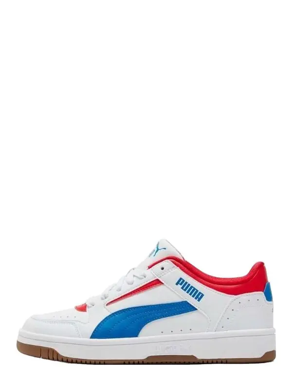 PUMA Rebound Joy Low Top Sneakers - White/red/blue