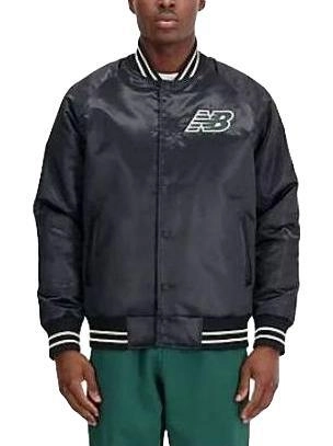NEW BALANCE Athletics Varsity Bomber Jacket - Black