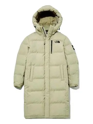 The North Face Long Down Jacket - Beige