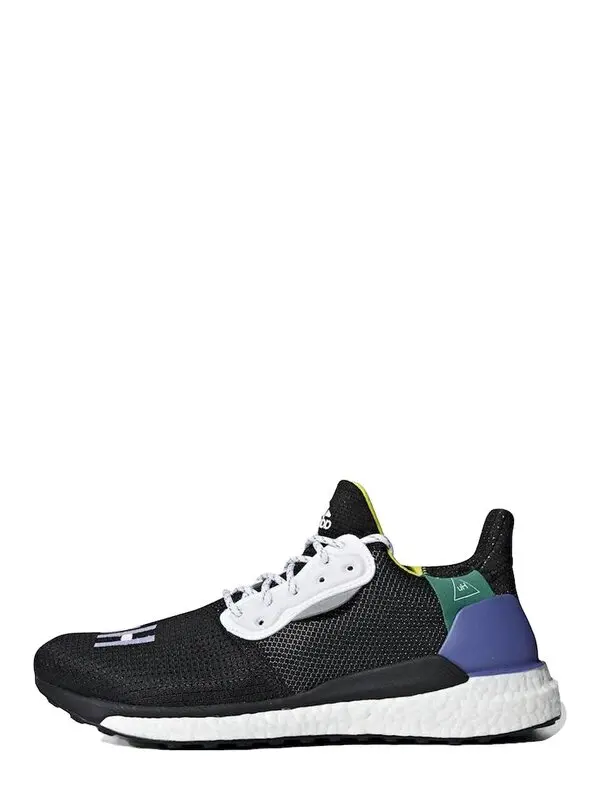 Adidas Pharrell X Solar Hu Glide Sneakers - Black