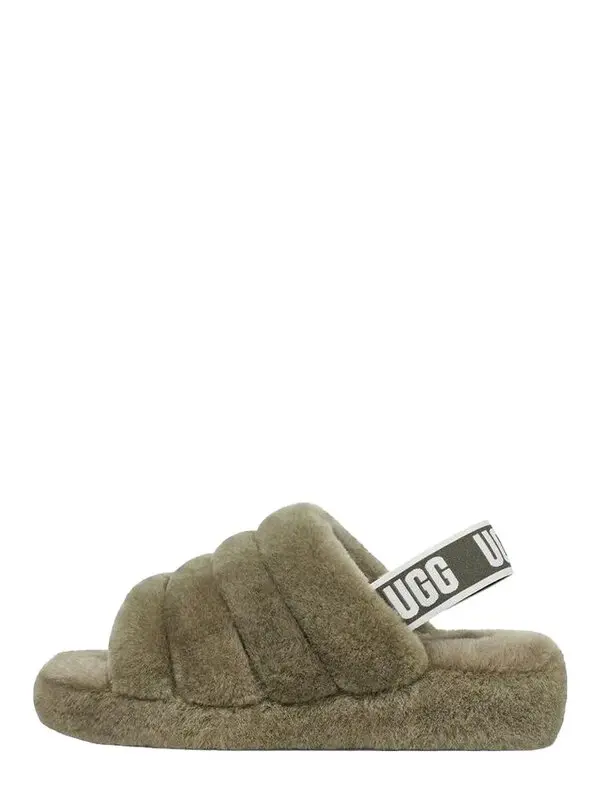 UGG Fluff Yeah Slide Slipper - Burnt Olive