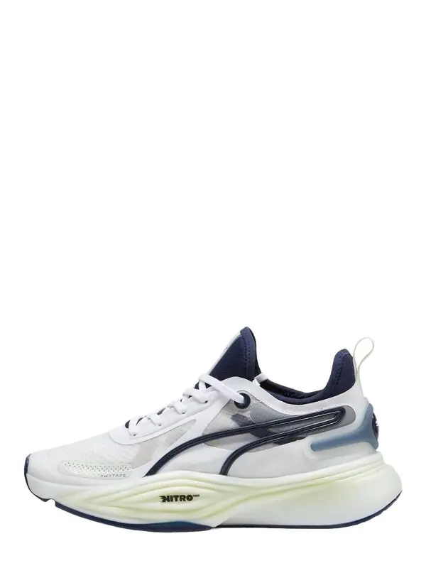 PUMA Pwr Xx Nitro Squared Athletic Sneakers - White/club Navy
