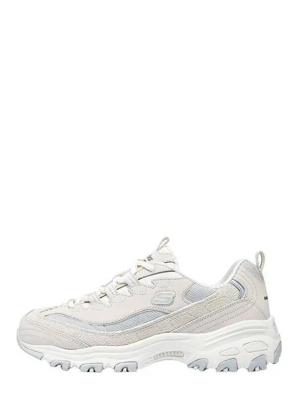 Sketchers D'lites 1.0 Sneakers - Beige/light Blue