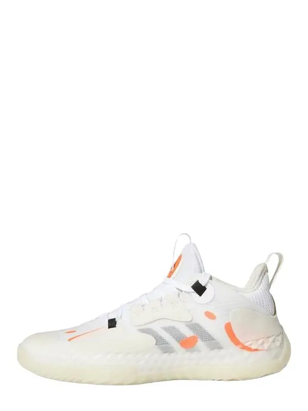 Adidas Harden Volume 5 Futurenatural "tokyo" Athletic Sneakers - Cloud White/core Black/solar Red