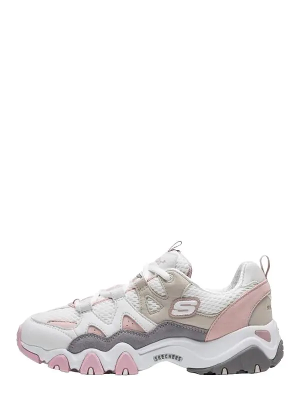 Sketchers D'lites 2.0 Lace-up Sneakers - Pink