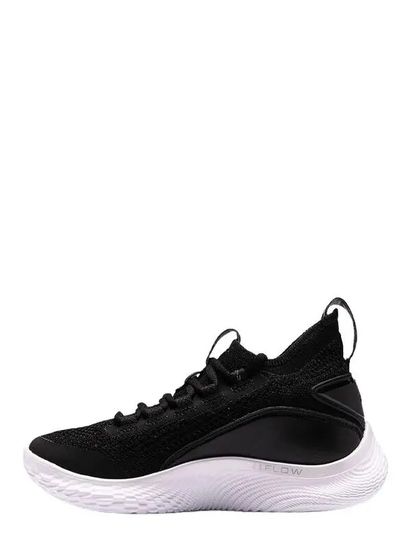 Under Armour Curry Flow 8 " White" Basketball Shoes - Black