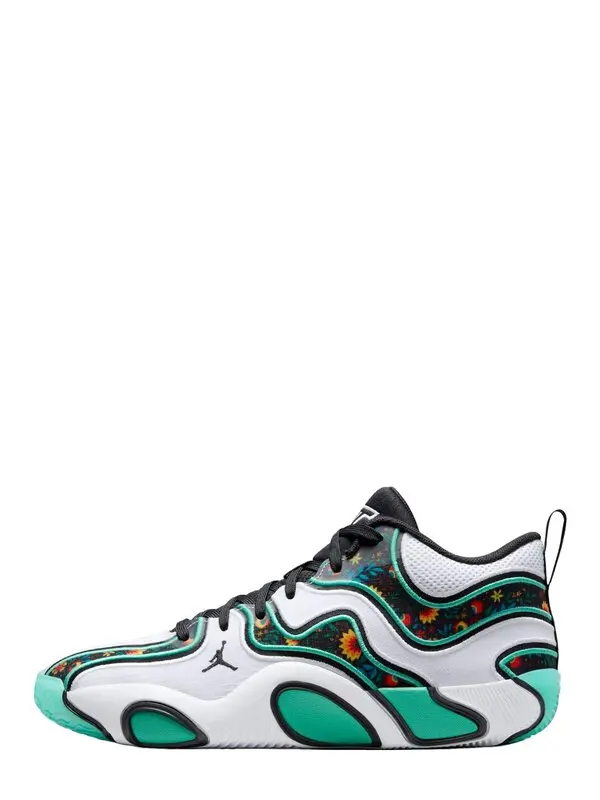 JORDAN Tatum 3 'floral' Sneakers - White/black/kinetic Green