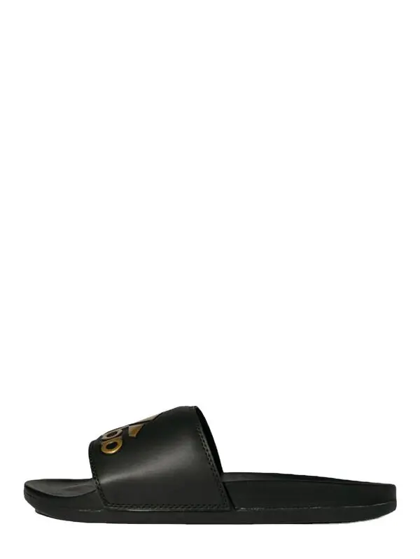 Adidas Adilette Comfort Slide - Core Black/gold Metallic/core Black