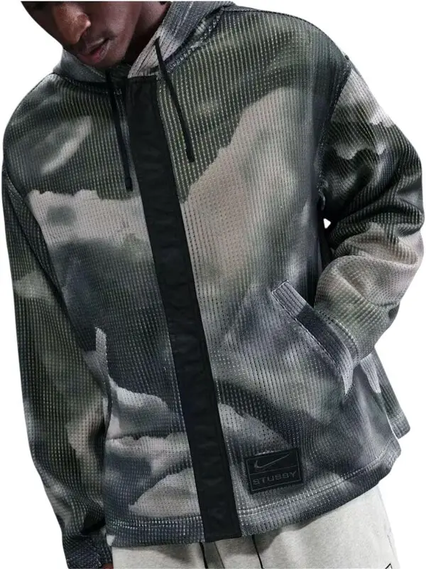 Nike X Stussy Ghillie Allover Print Jacket - Green