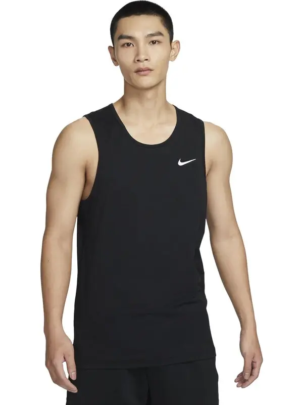 Nike Dri-fit Hyverse Sleeveless Performance Tank - Black