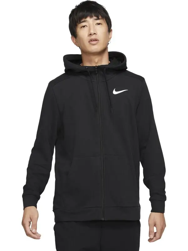 Nike Dry Fleece Full Zip Hoodie - Black