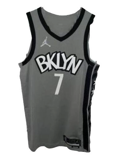JORDAN Brooklyn Nets Kevin Durant Jersey - Grey