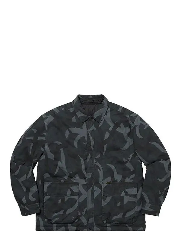 Supreme Reversible Puffy Work Jacket - Black