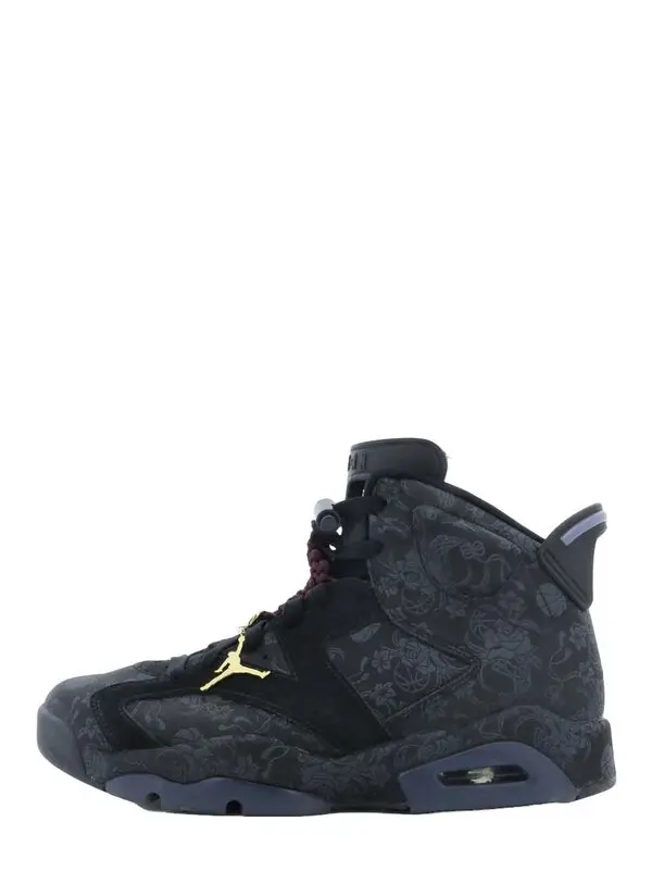 JORDAN Air Retro "singles Day" High Top Sneakers - Black