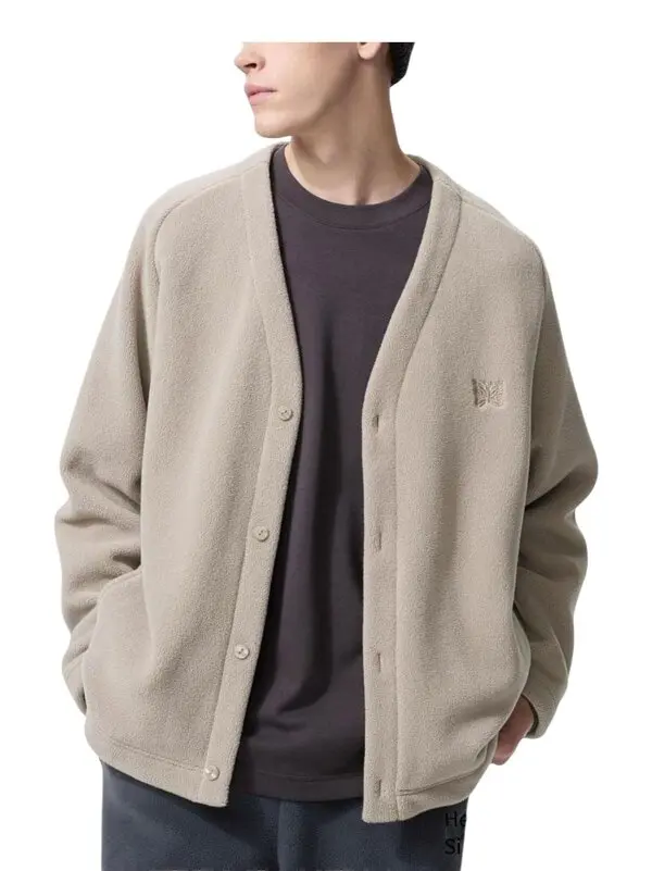 Uniqlo Needles Oversized Cardigan - Beige