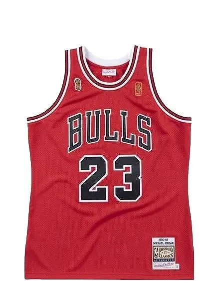 Mitchell & Ness Nba Authentic Jersey Chicago Bulls 1996-97 Michael Jordan - Red/black/white