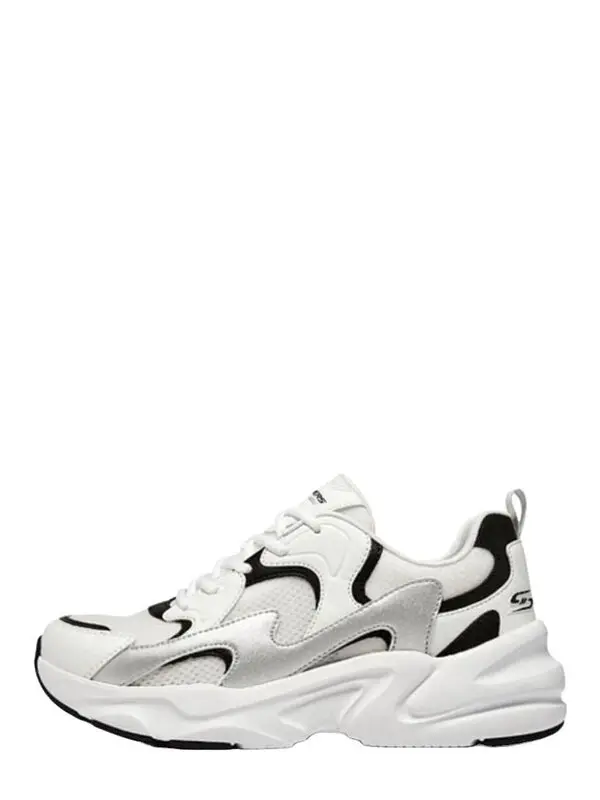 Sketchers Bobs Bamina 2 Athletic Sneakers - White/black/silver