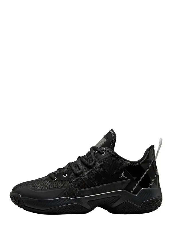 JORDAN One Take 2 " Metallic Silver" Sneakers - Black