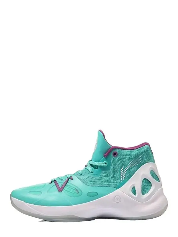 LI-NING Sonic 5 Mid Top Basketball Sneakers - Green