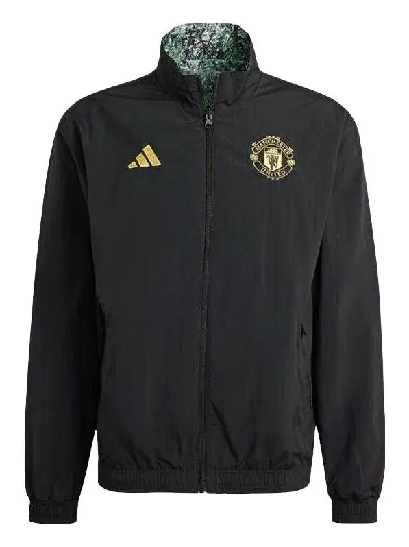 Adidas Manchester United Stone Roses Anthem Jacket - Black/multicolor