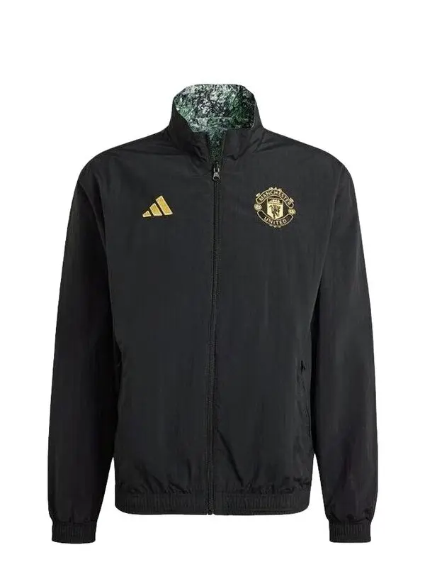 Adidas Manchester United Stone Roses Anthem Jacket - Black/multicolor