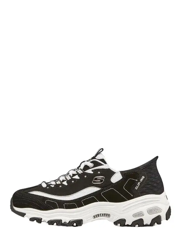 Sketchers D'lites 1.0 Chunky Sneakers - Black/white