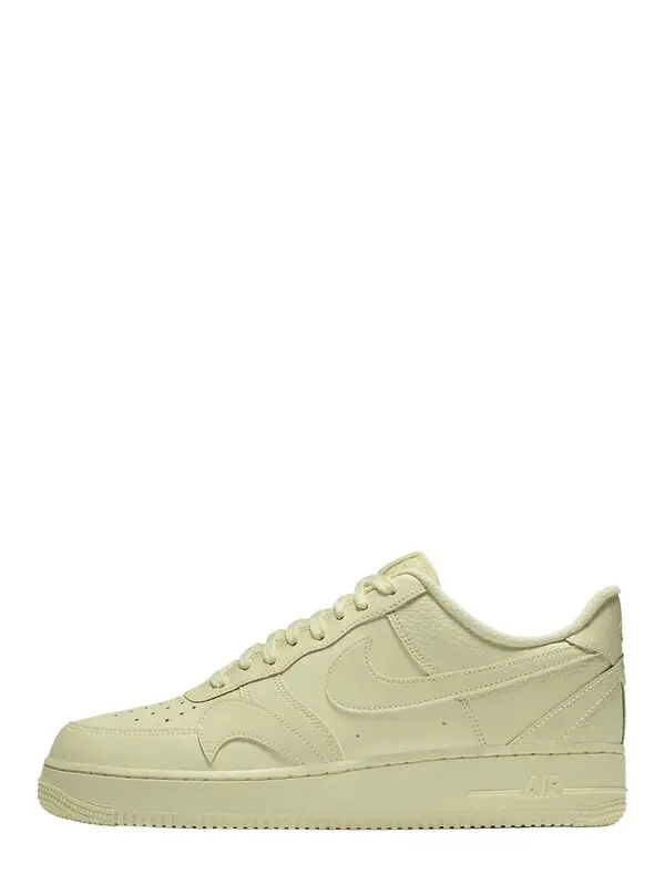 Nike Force 1 Low "misplaced Swoosh" Sneakers - Light Yellow