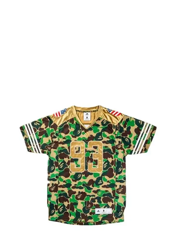 A BATHING APE X Adidas Football Jersey - Green