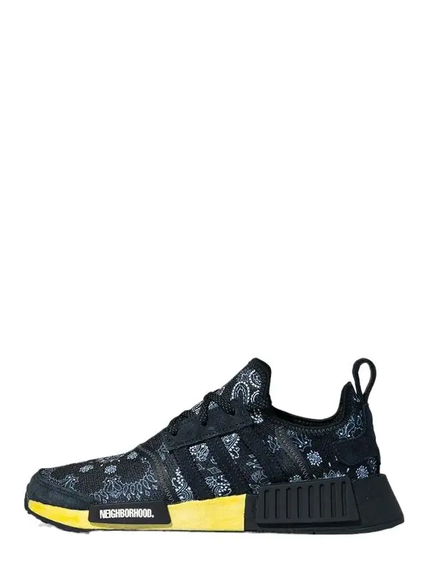 Adidas Neighborhood X Nmd_r1 "navy Paisley Bandana - Blue