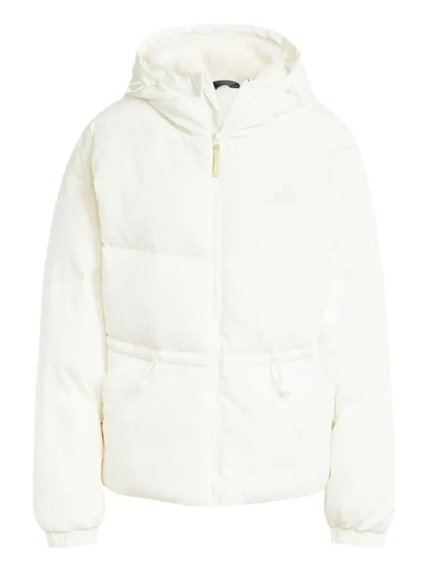 Adidas Padded Hooded Down Jacket - White