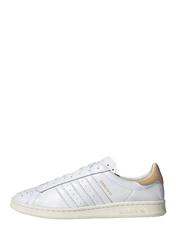 Adidas Earlham Low Top Sneakers - White/gold