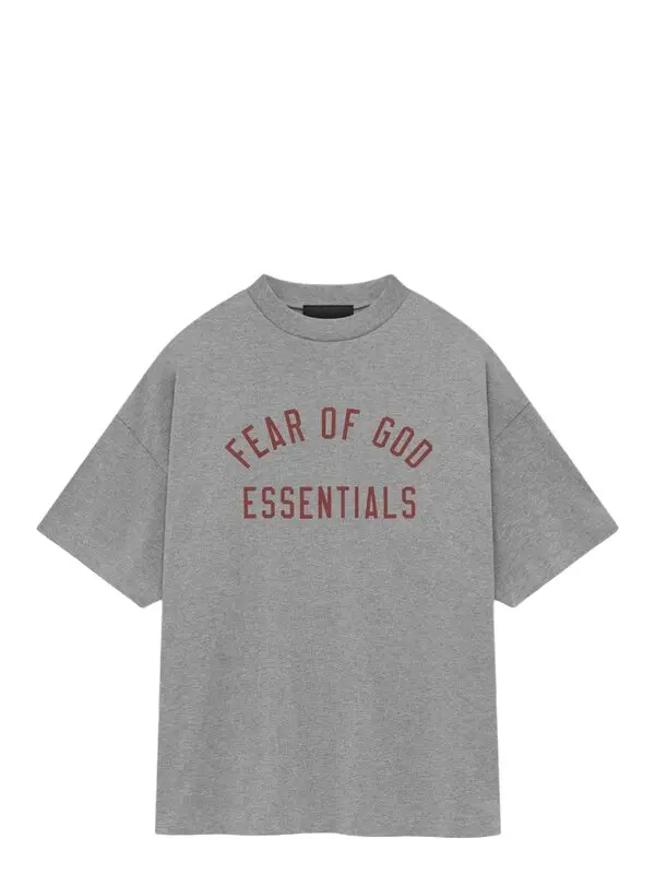 Fear Of God Jersey Crewneck Tee - Dark Heather