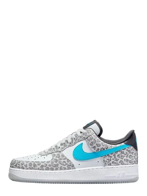 Nike Force 1 Low Premium "snow Leopard - White/grey/blue