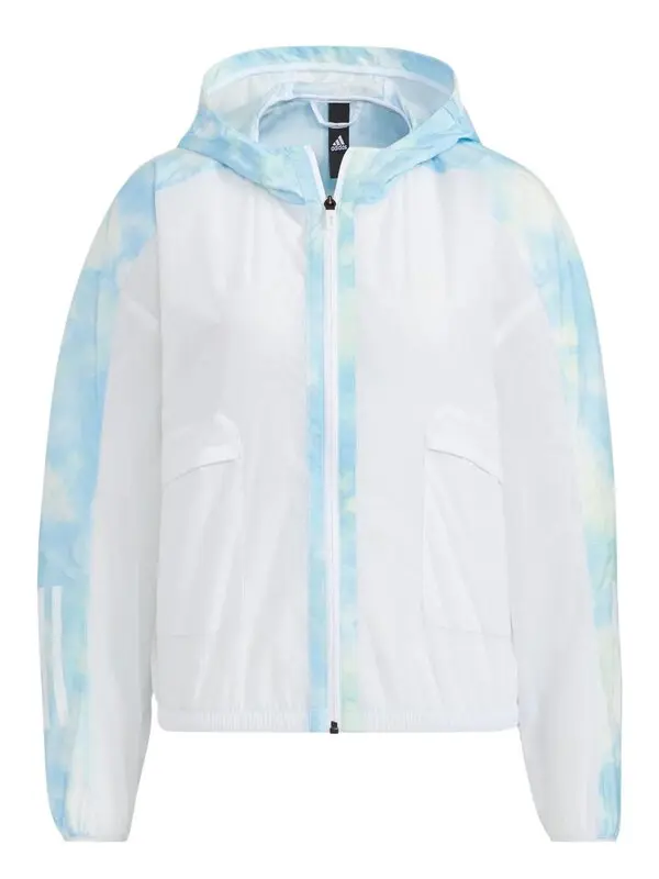 Adidas Met Aop Windbreaker - Blue