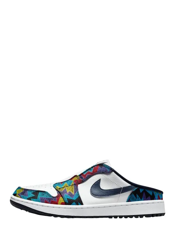 JORDAN 1 Mule Golf "nothing But Net - White/obsidian/speed Yellow