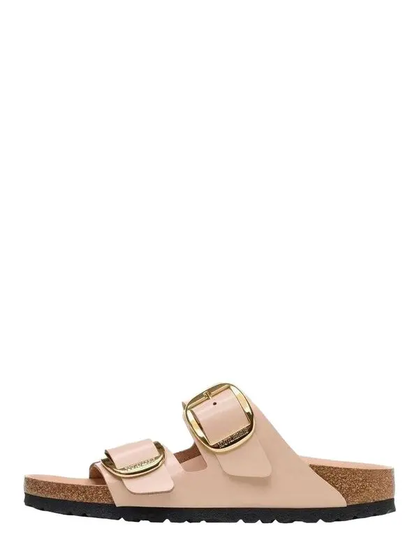 BIRKENSTOCK Arizona Big Buckle Nubuk Leather Sandals - Pink