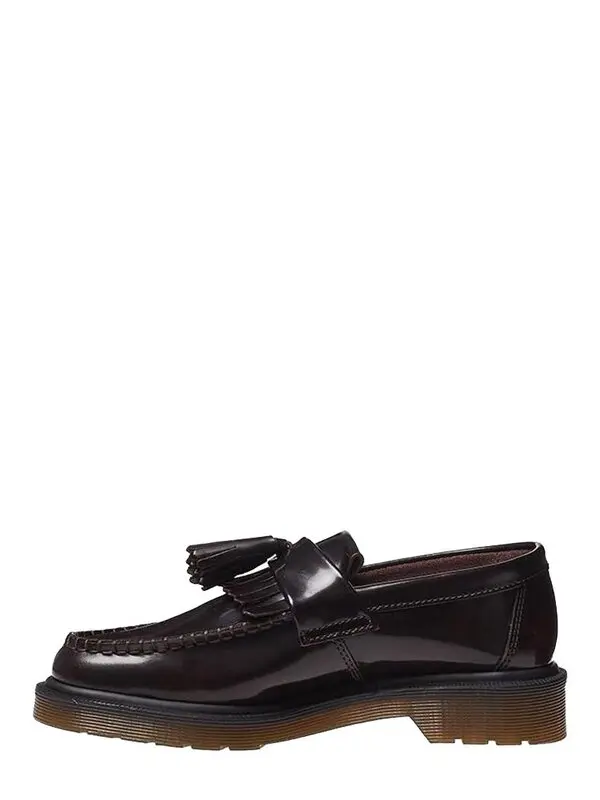 Dr. Martens Adrian Arcadia Leather Tassel Loafers - Cherry Red