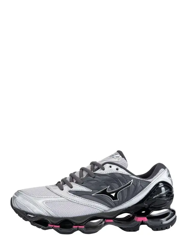 Mizuno Wave Prophecy Ls Sneakers - Silver/dark Grey/pink