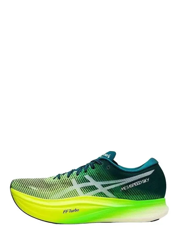Asics Metaspeed Sky+ Athletic Sneakers - Green/yellow