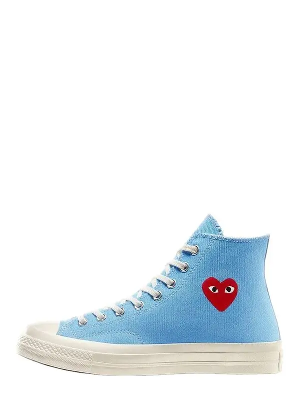 CONVERSE Comme Des Garçons Play X Chuck 70 High Top Sneakers - Blue