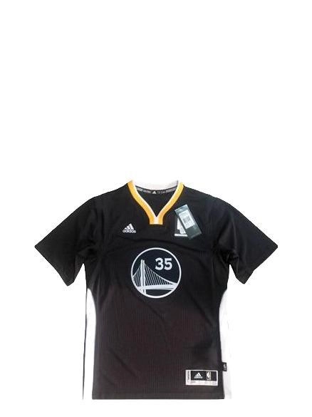 Adidas Kevin Durant Golden State Warriors Basketball Jersey - Black
