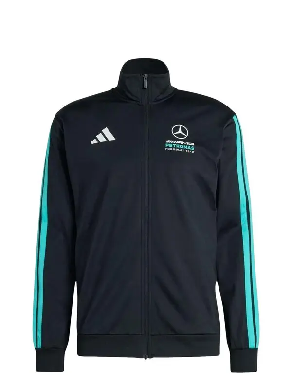 Adidas Mercedes-amg F1 Team Dna Track Top - Black/semi Mint Rush