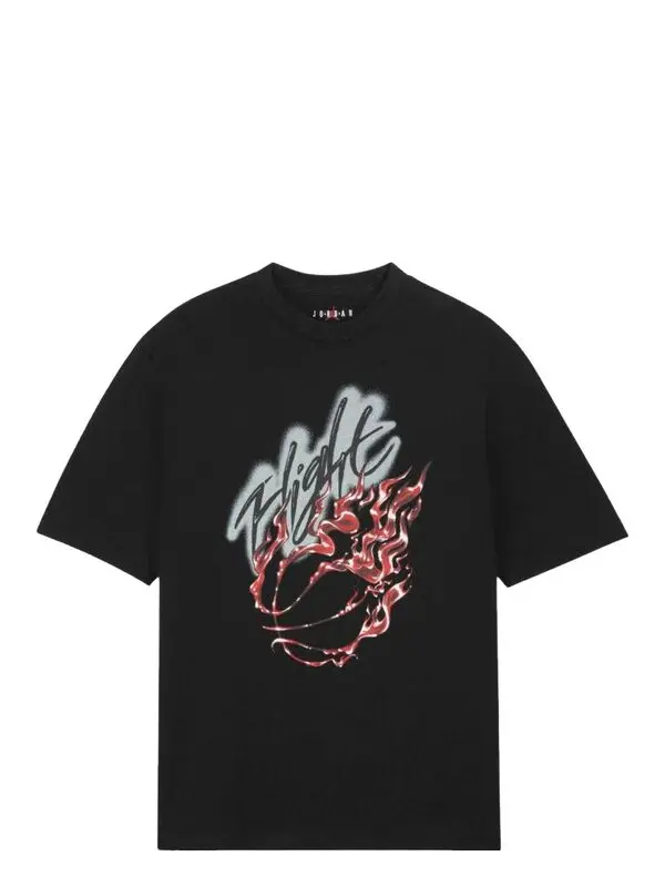 JORDAN X Travis Scott Flight Graphic T-shirt - Black