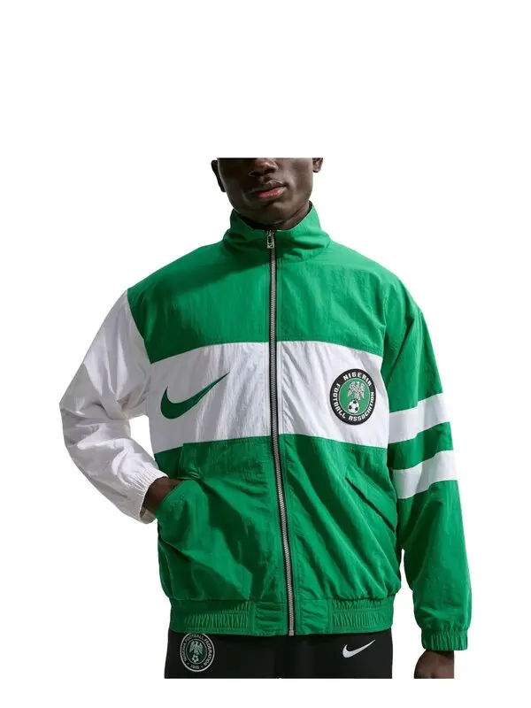 Nike Nigeria 1996 Reissue Replica Track Jacket - Green/white/black