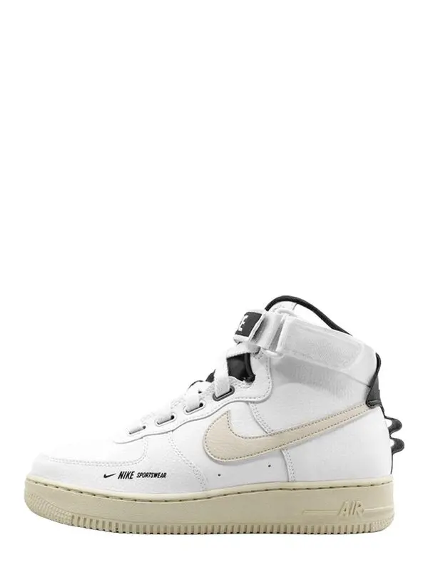 Nike Force 1 High Utility Sneakers - White/light Cream-black