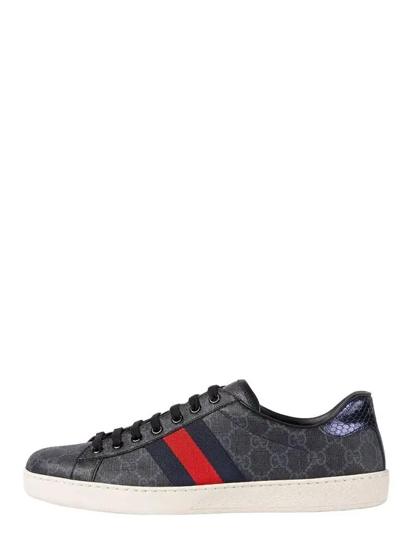 Gucci Ace Gg Supreme Sneakers - Black