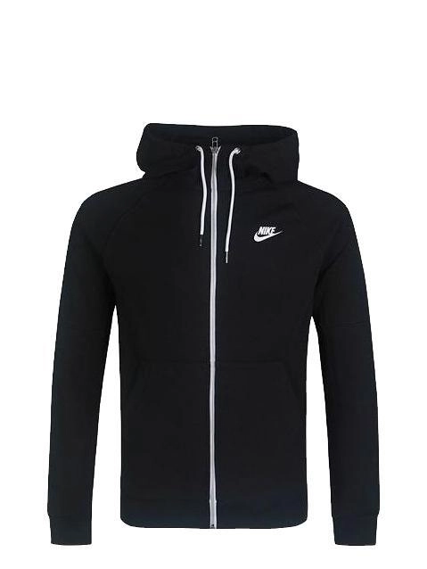 Nike Modern Fleece Zip-up Hooded Jacket - Black