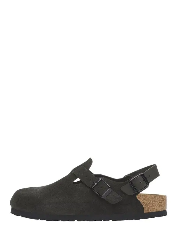 BIRKENSTOCK Tokio Suede Sandals - Black
