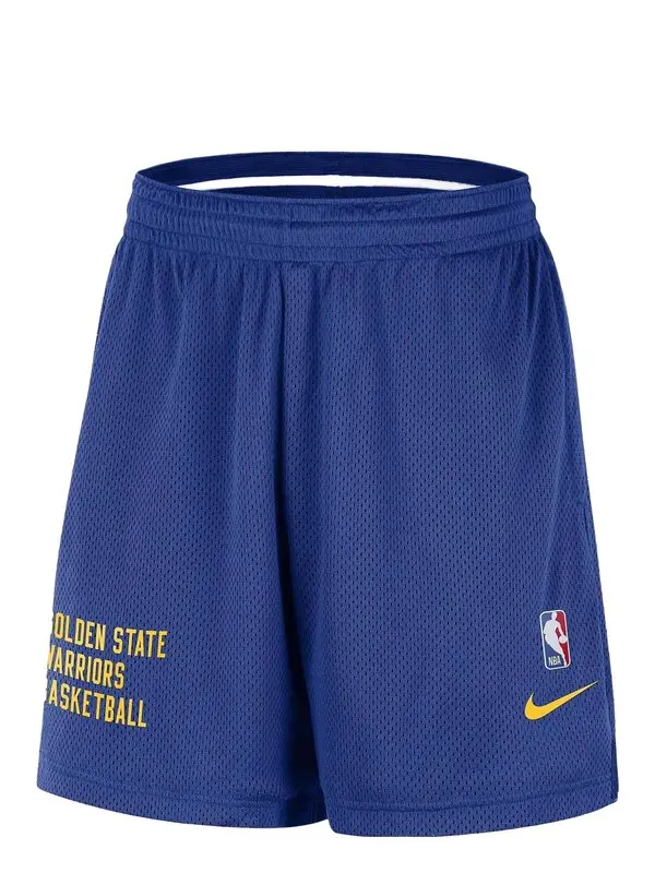 Nike Golden State Warriors Basketball Mesh Shorts - Blue