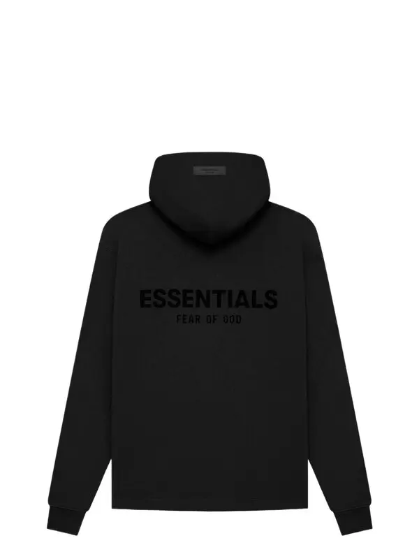 Fear Of God Ss22 Relaxed Stretch Hoodie - Black